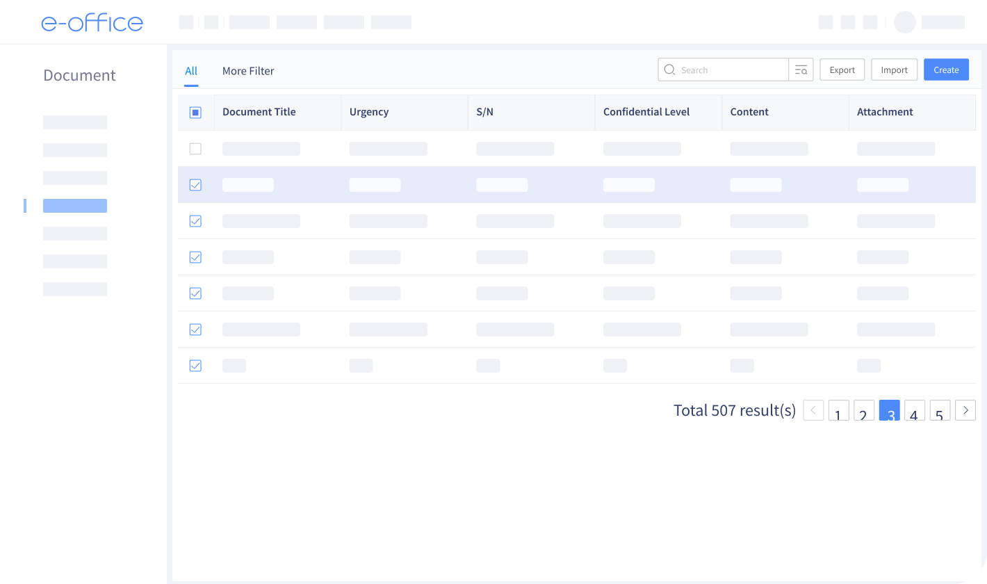 Document Management | Standard OA Platform | e-office